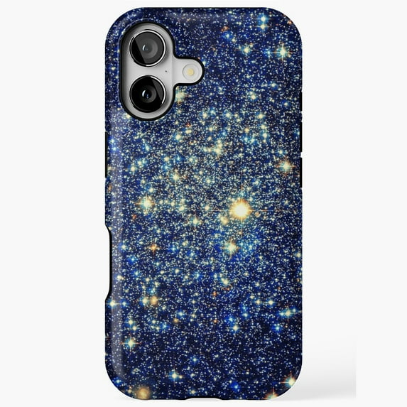 Dark Midnight Blue Gold Galaxy Art Compatible Phone Case for iPhone 11 ...