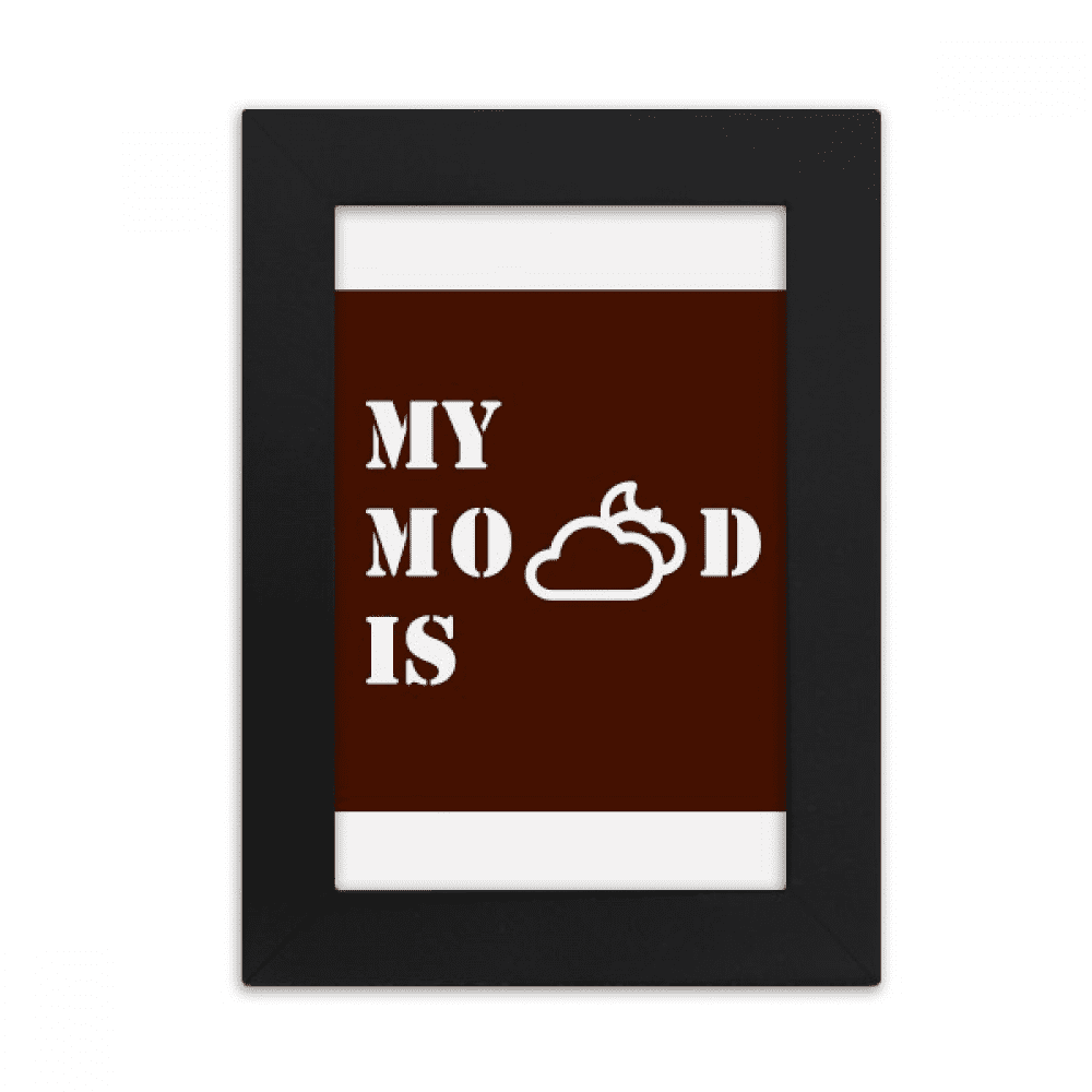 Dark Mood Cloud Weather Art Deco Fashion Desktop Photo Frame Picture ...
