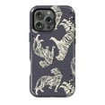 Dark Moody Tiger Stripe Pattern Art Phone Case for iPhone 11 12 13 14 ...