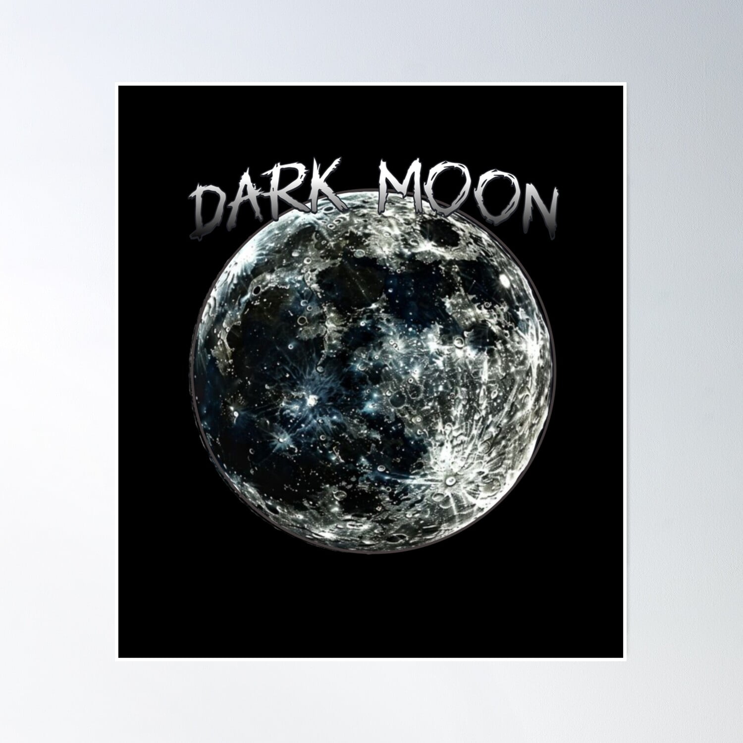 Dark Moon Poster Wall Art Modern Wall Decor Wall Art Home Decor ...