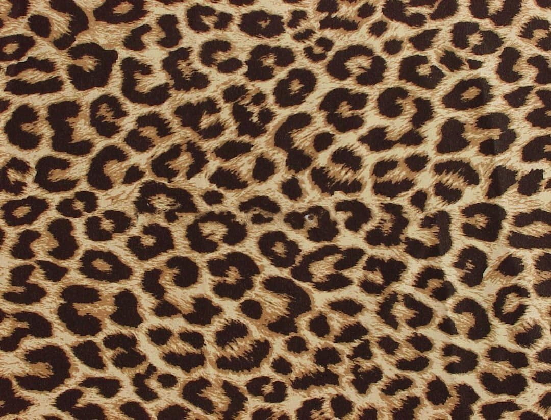 Dark Natural Leopard Print Edible Icing image Cake Topper 1/4 sheet 7.5 ...