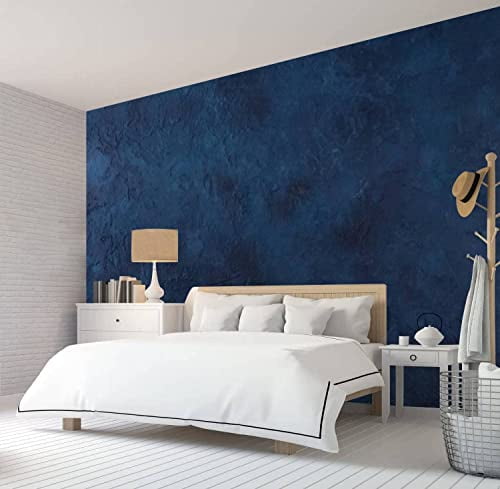 Dark Navy Blue Stone Texture 3D Wall Murals Wallpaper, Top View Copy ...