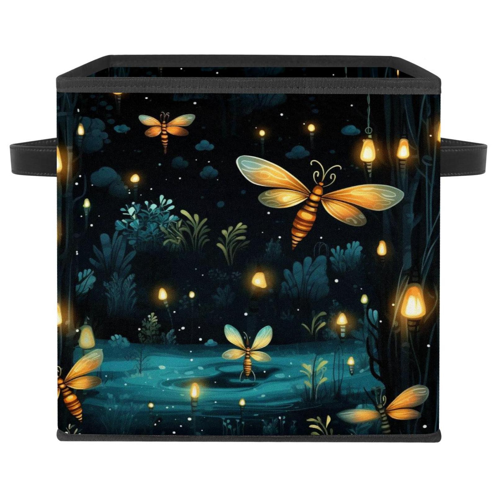 Dark Night Firefly Storage Bins, Extra Large Closet Storage Cube for ...