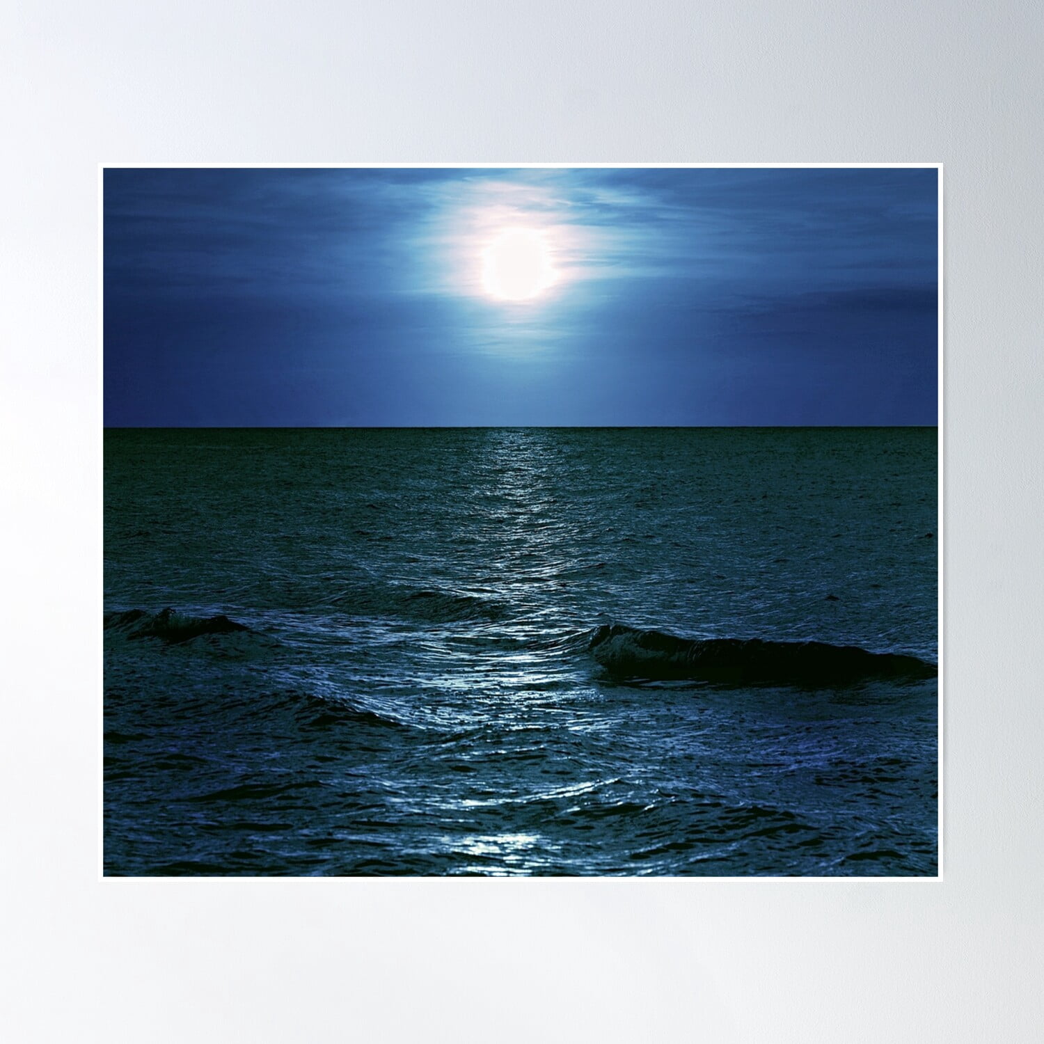 Dark Ocean Poster Wall Art, Modern Wall Decor, 24x24 UNFRAMED - Walmart.com