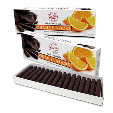 Sweet's Specialty Dark Chocolate Orange Candy Sticks, 10.5 oz - Walmart.com