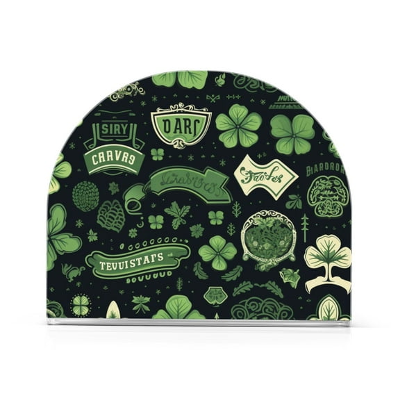 Dark Patrick's Day Decoration Napkin Holder for Table Clear Napkin ...