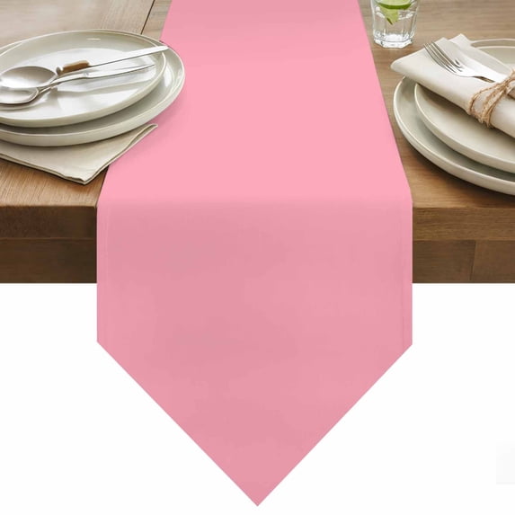 Dark Pink Table Runner 48 Inches Long Solid Color Table Runners for ...