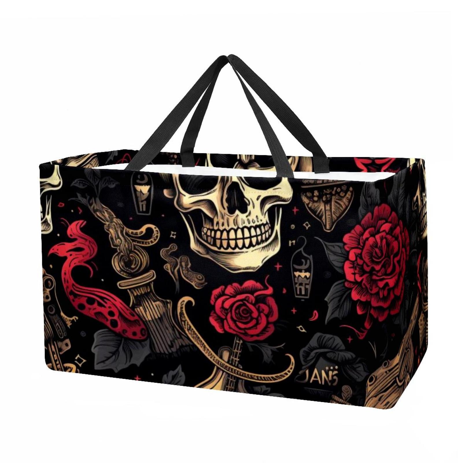 Dark Punk Large Foldable Oxford Cloth Storage Bin: Laundry Bag, Picnic ...