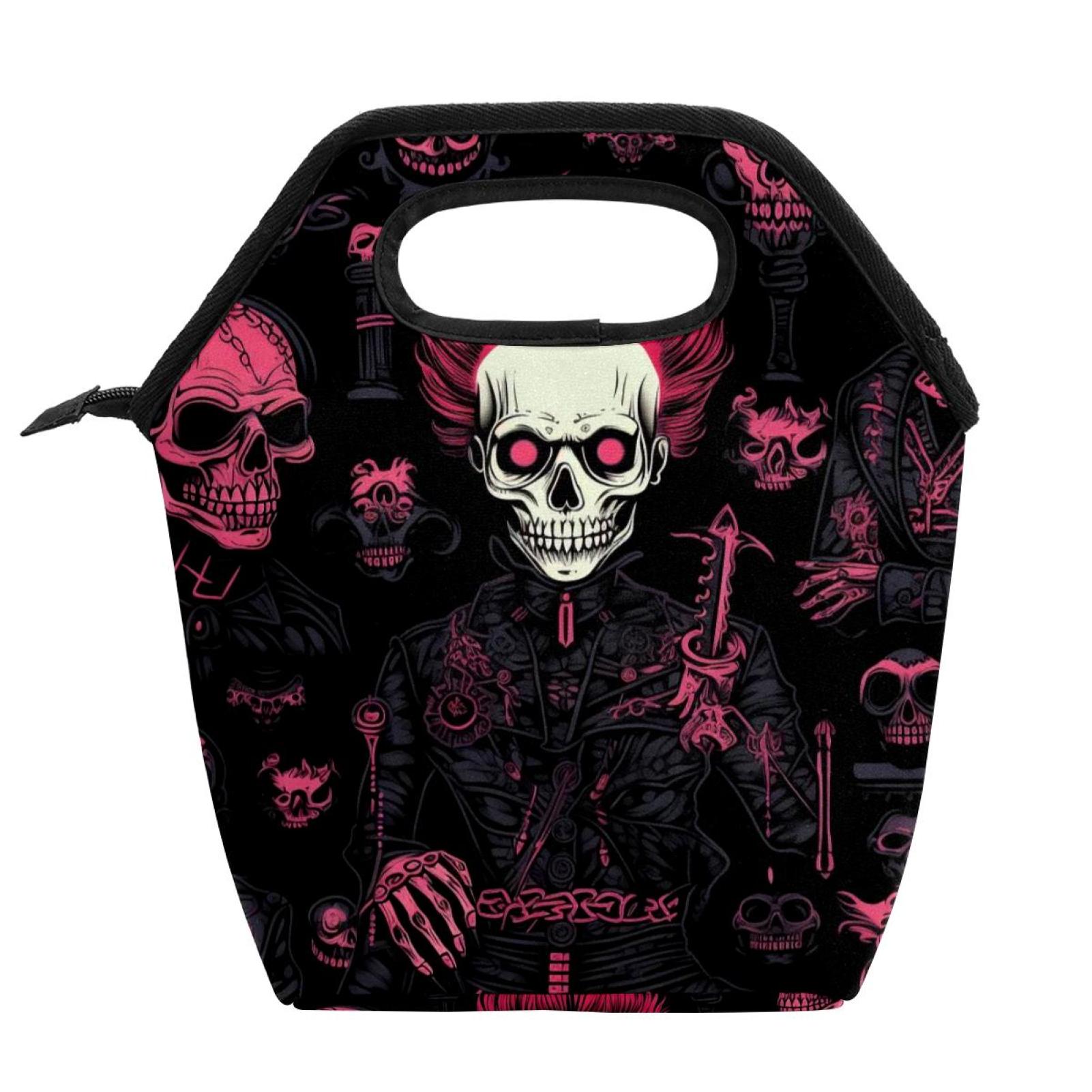 Dark Punk Music Large Capacity Lightweight Printed Insulated Ideal ...