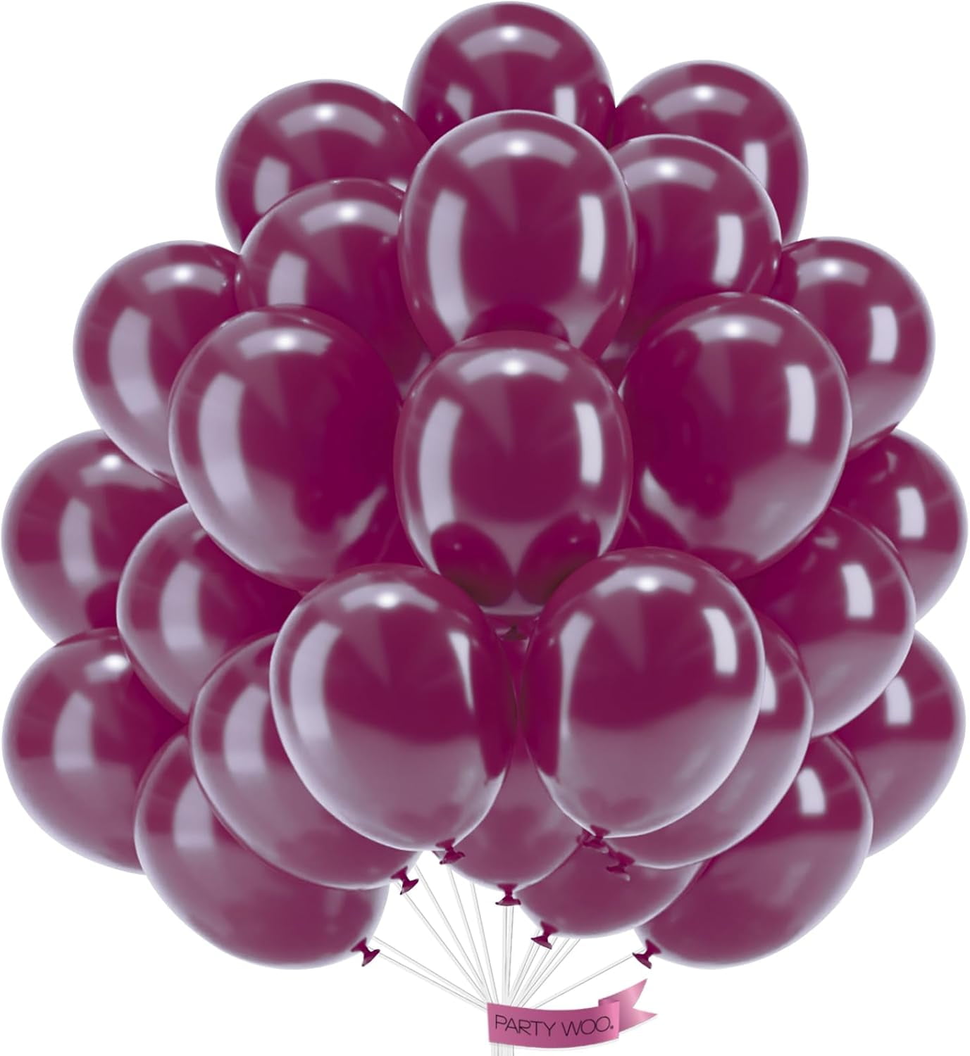 Dark Purple Balloons 50 pcs 12 Inch Pearl Grape Plum Shades Balloons ...