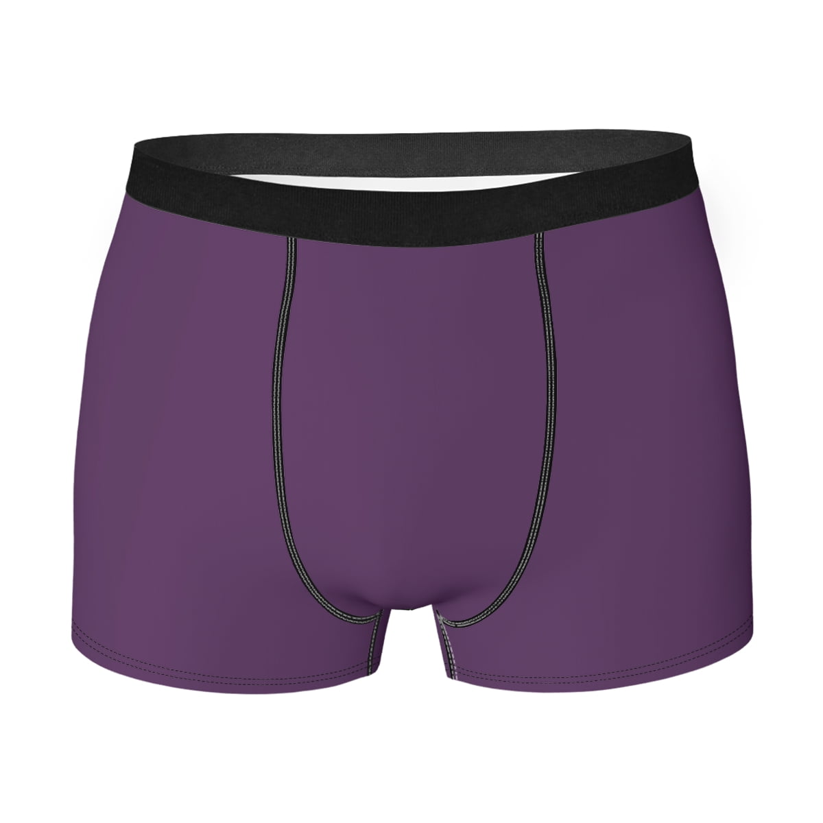 Dark Purple Boxer Shorts For Man 3D Print Male Underwear Panties Briefs ...