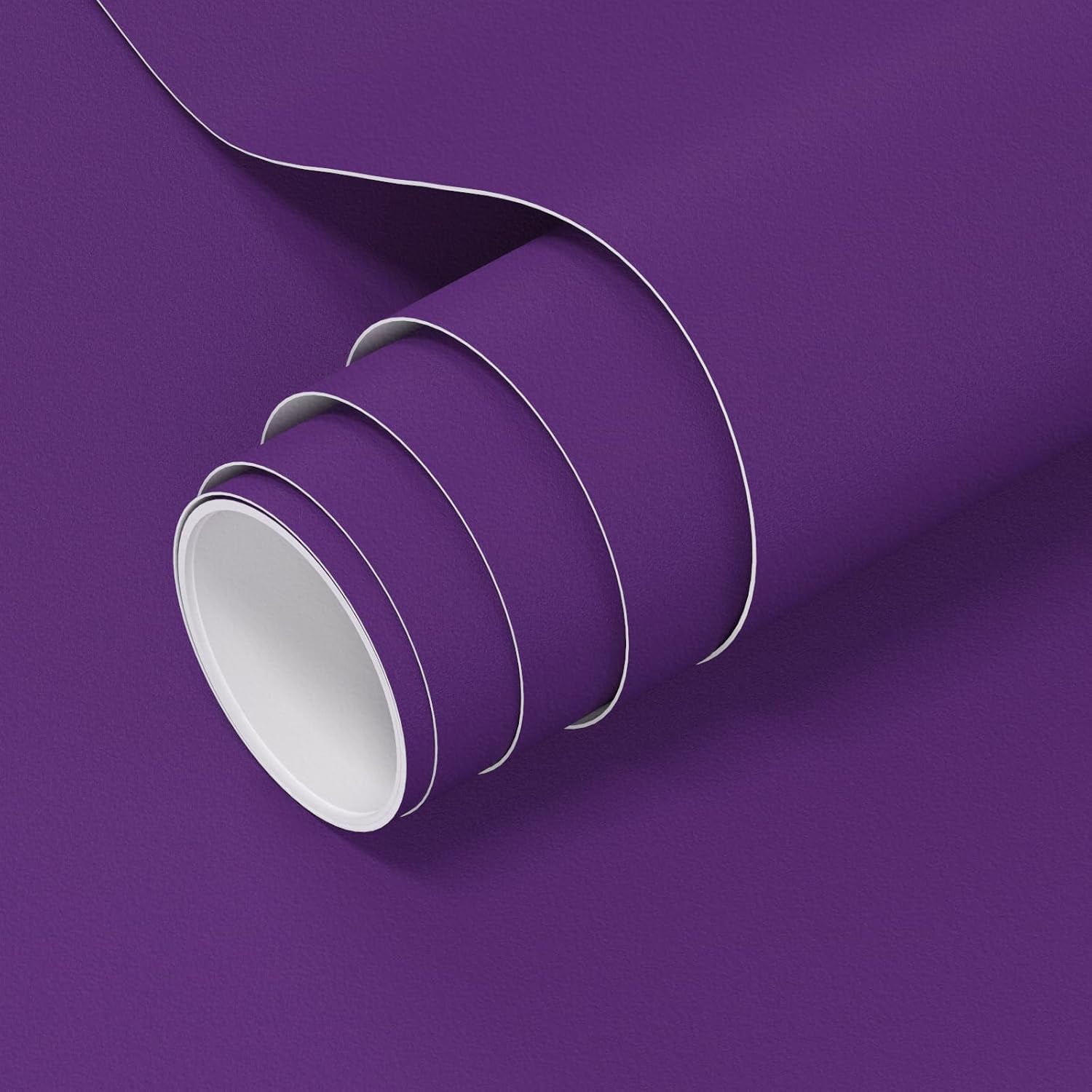 Dark Purple Contact Paper 15.7 x 196 Inches Pure Purple Peel and Stick ...