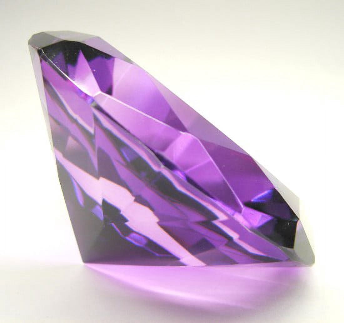 Dark Purple Crystal Paperweight - Walmart.com