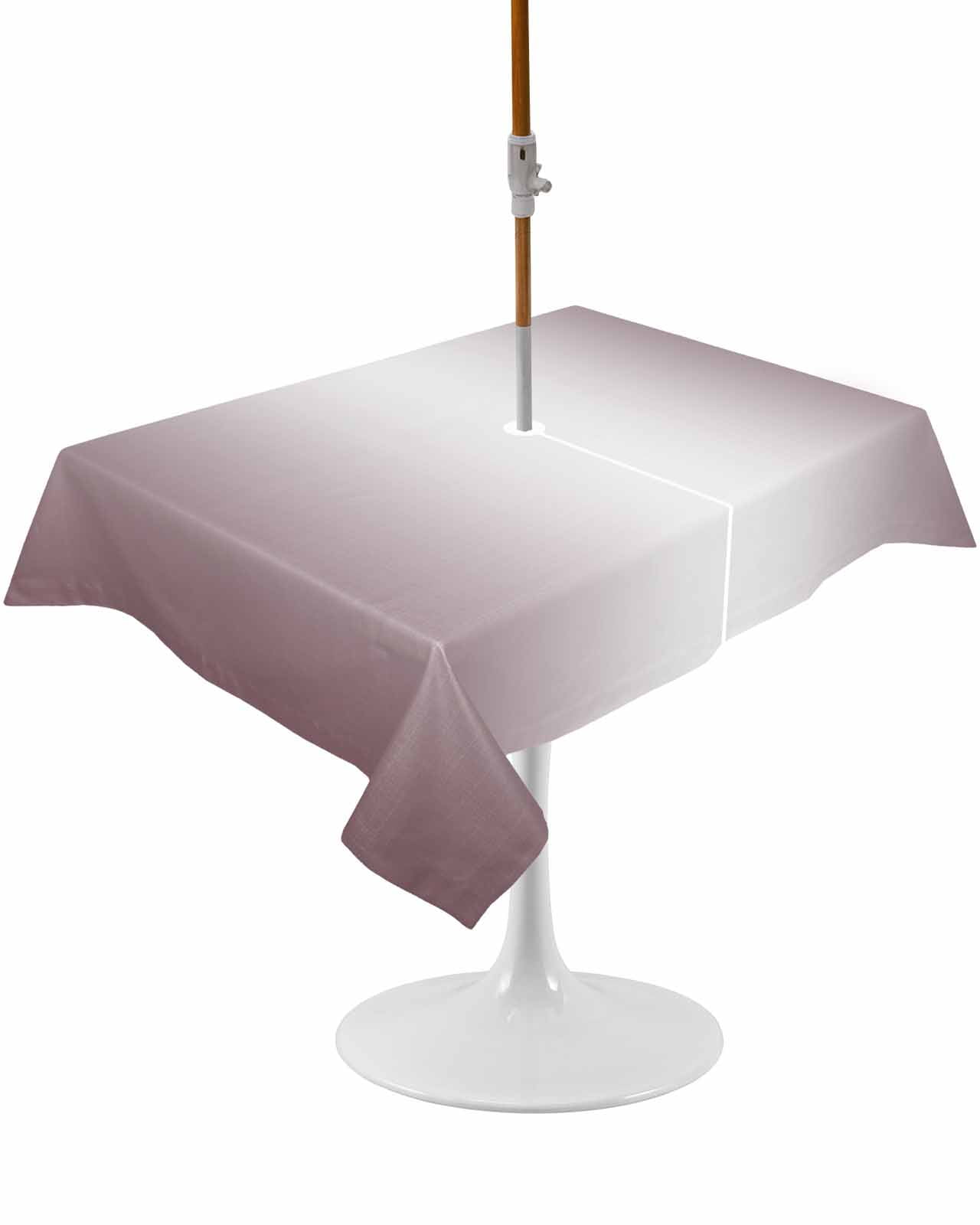 Dark Purple Ombre Rectangle Outdoor Tablecloth, Waterproof Table Cloth ...