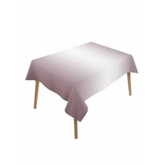 Dark Purple Ombre Table Cloth, Modern Gradient Abstract Art Waterproof ...