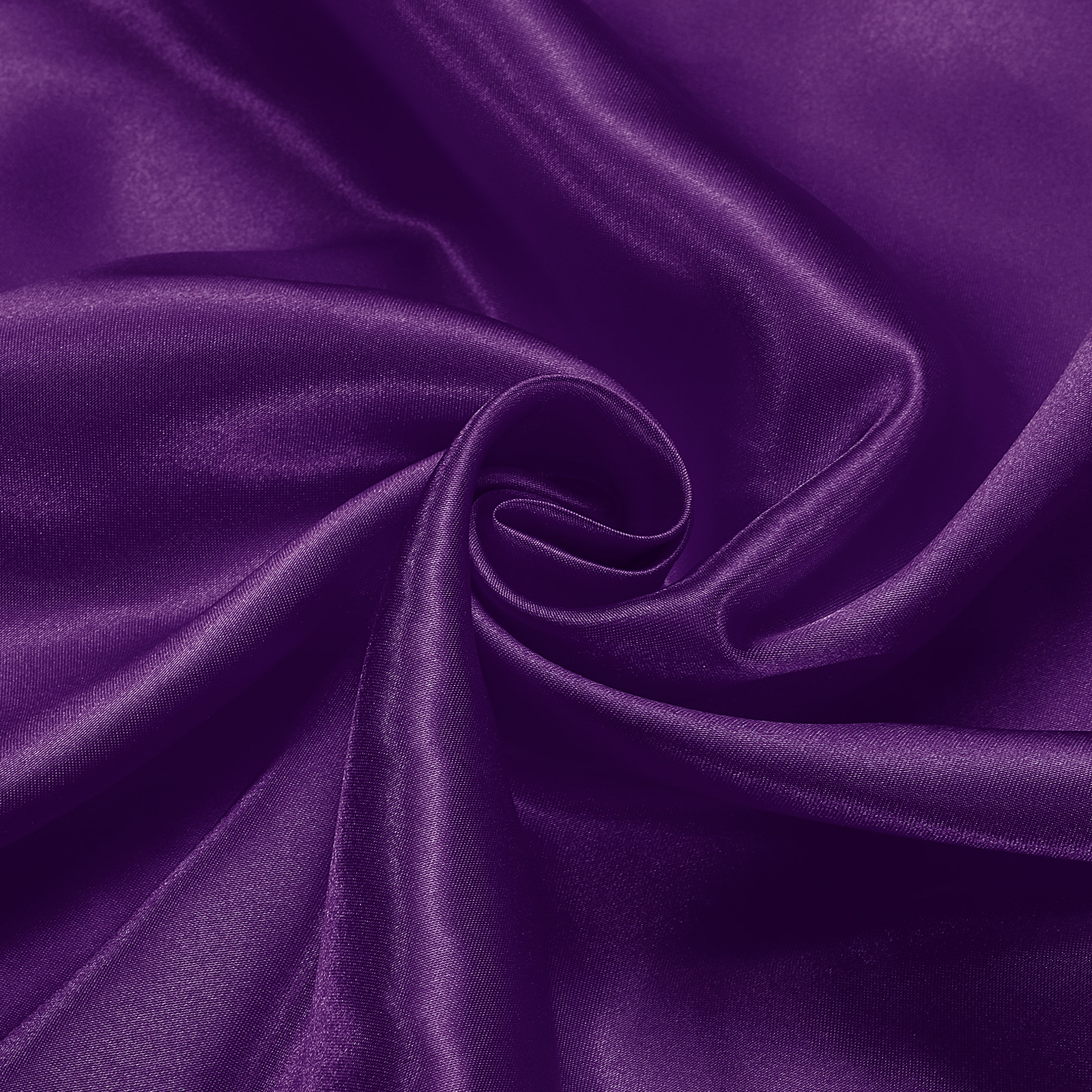 Dark Purple Satin Fabric by the Yard, 2 Yards 60" Wide Silky Satin ...