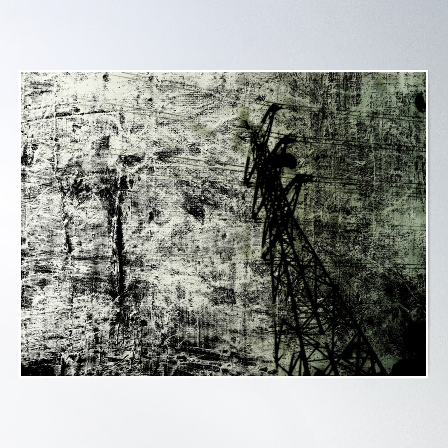 Dark Pylon, Breath Scratching The Sky. Poster Wall Art, Modern Wall ...
