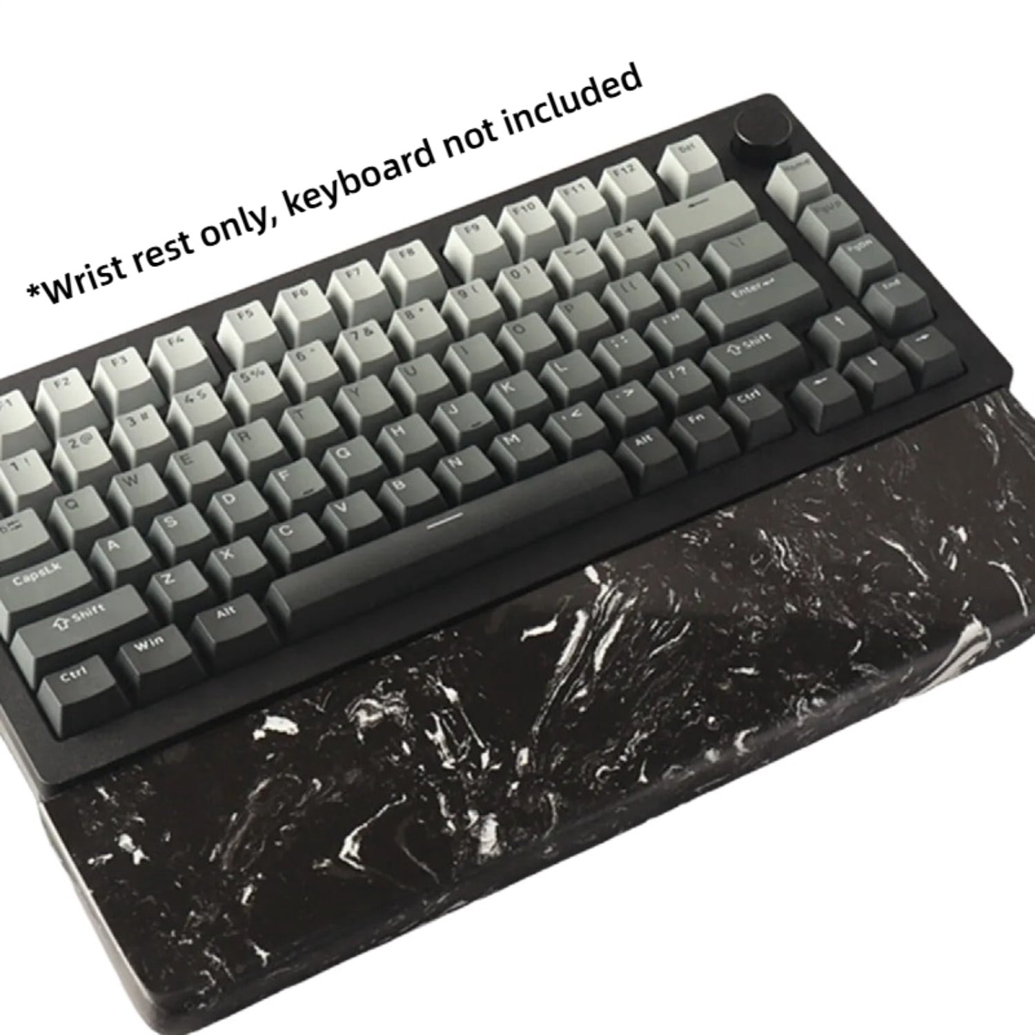 Dark Quartz Wrist Rest for Mechanical Keyboard, Ergonomic Hand Rest Pad ...