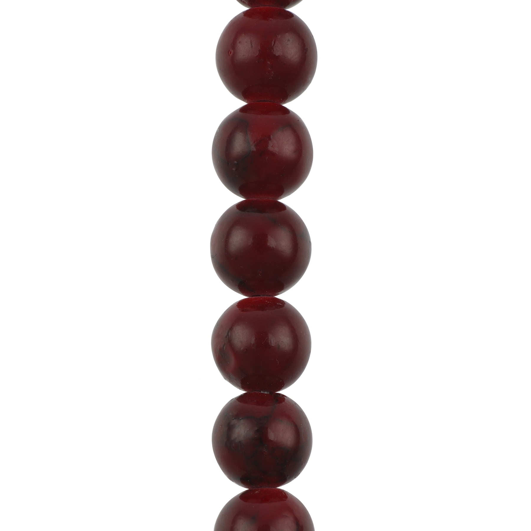 Dark Red Dyed Quartz Round Beads - 8mm by Bead Landing™ - Walmart.com