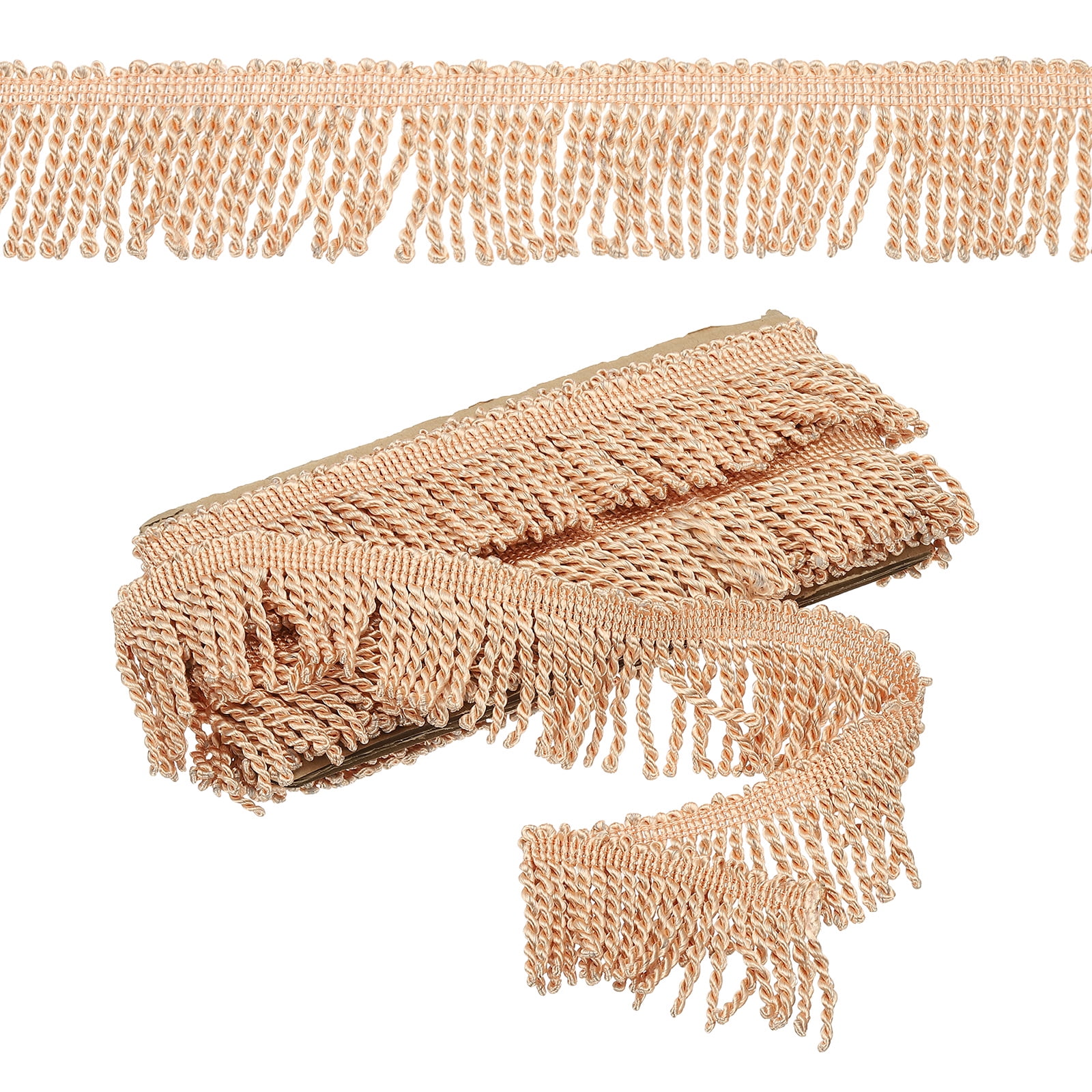 Dark Red Fringe Trim, 5 Yards x 65mm Fringe Trim Curtain Tassel Fringe ...