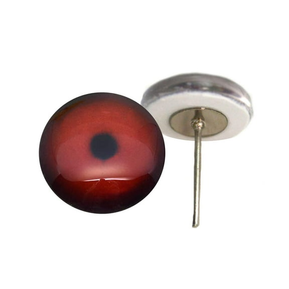 Red and Black Demon Glass Eyes on Wire Pin Posts - Walmart.com