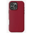 Dark Red Minimalist Solid Color Simple Phone Case for iPhone 11 12 13 ...