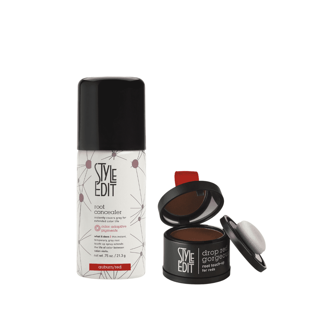 Style Edit Drop Red Gorgeous Root Touchup Powder + Travel Sized ...