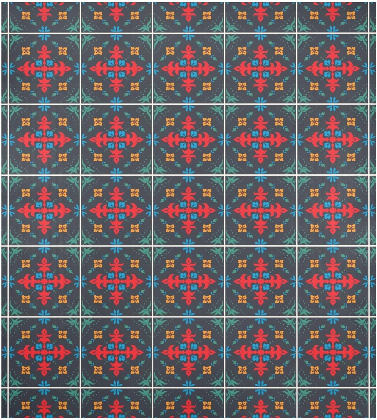 Dark Red Talavera Ceramic Dishwasher Magnet Covers for The Front ...