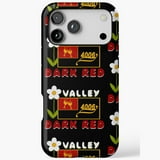 Dark Red Volume One Abstract Art Design iPhone Case 11 through 17 Pro ...