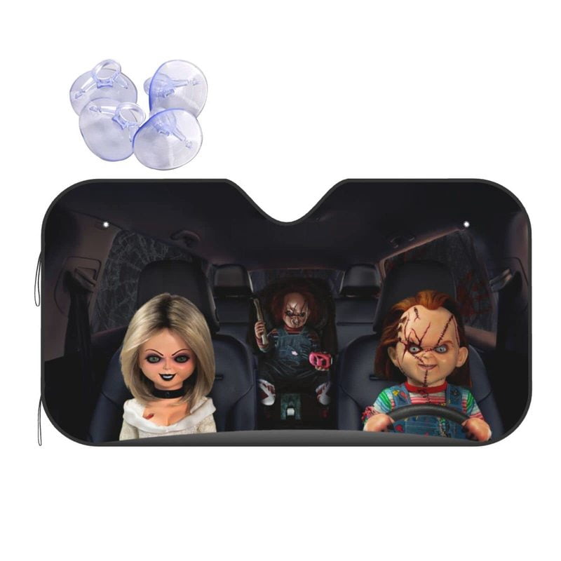 Dark Red-Walking Dead 3D Print Car Sunshade Zombie Silhouette Summer ...