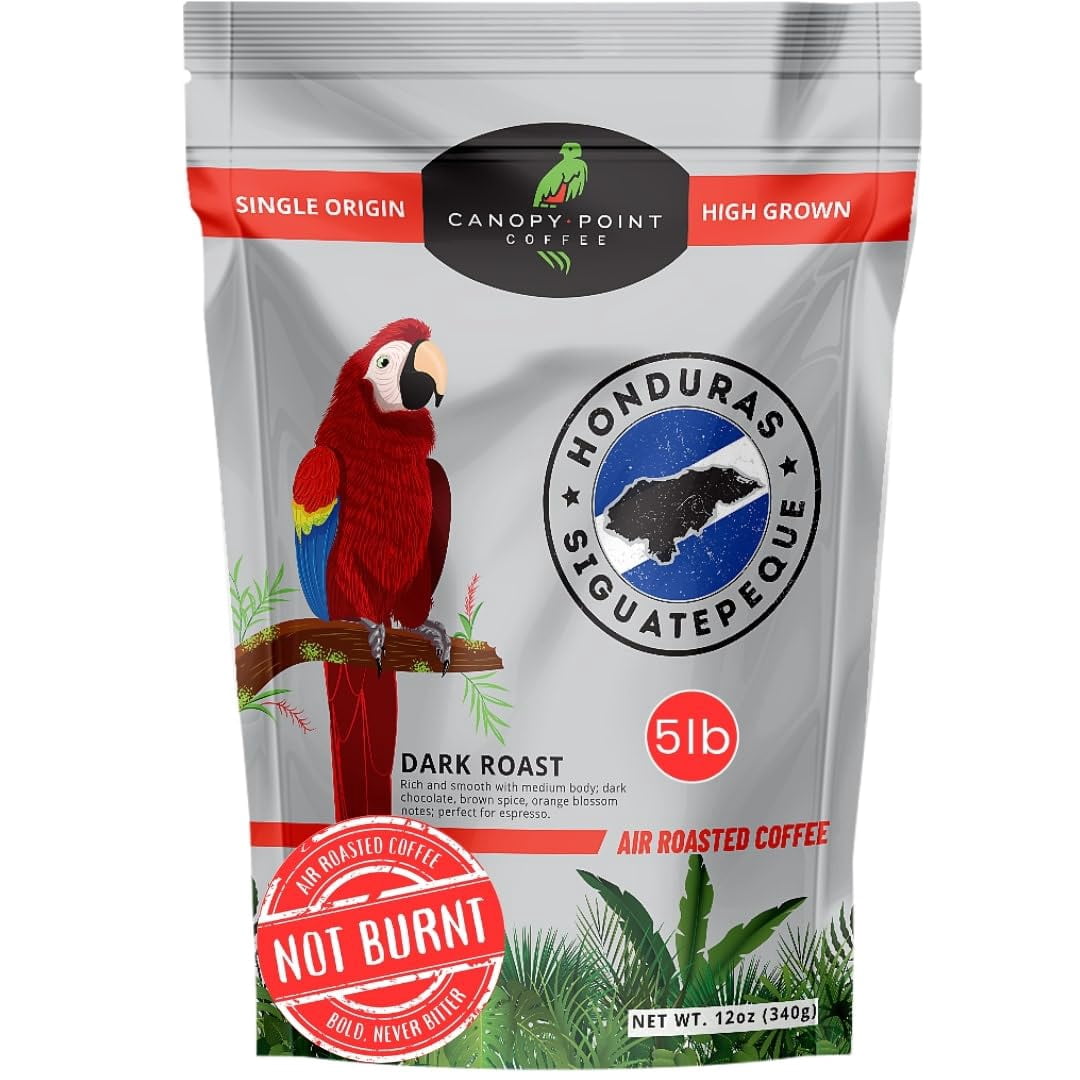 Dark Roast | 5lb Bulk Whole Bean for smooth Espresso, Cold Brew, French ...