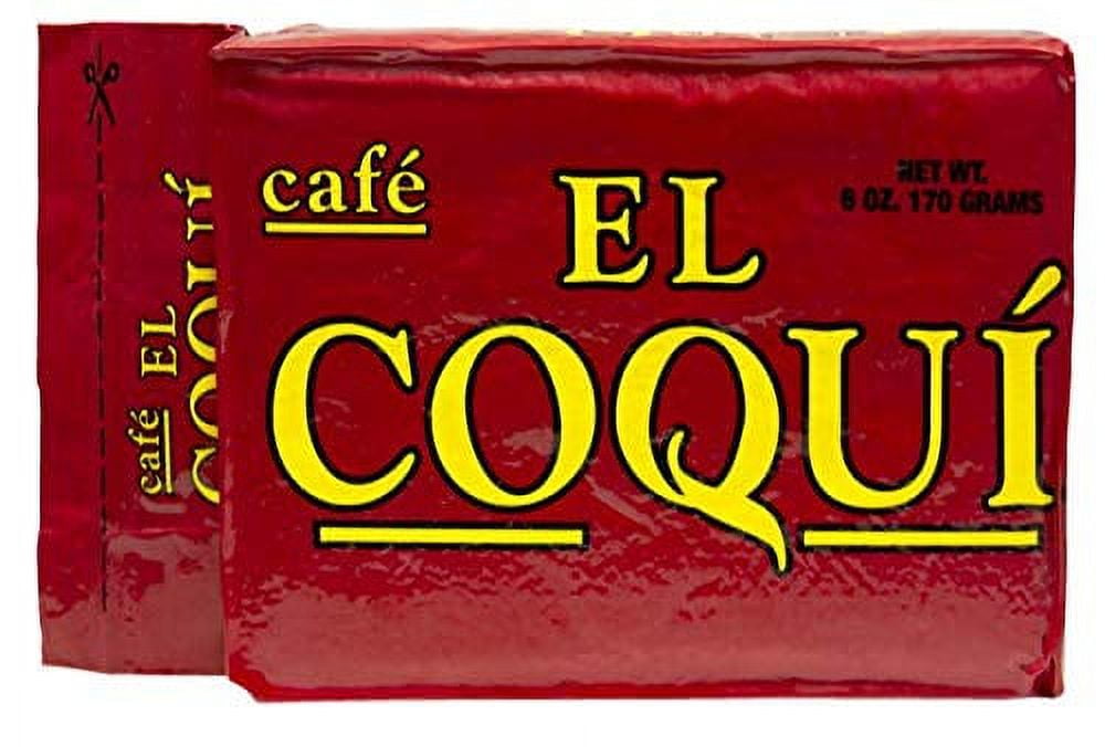 Dark Roast Espresso Coffee - from Cafe El Coqui, (6 oz) (Pack of 4 ...