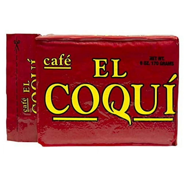 Dark Roast Espresso Coffee - from Cafe El Coqui, (6 oz) (Pack of 4 ...