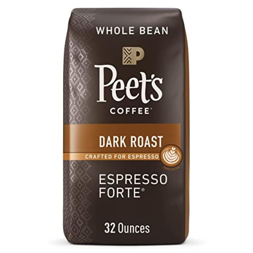 , Dark Roast Whole Bean Coffee - Espresso Forte, 32 Ounce (Pack of 1 ...