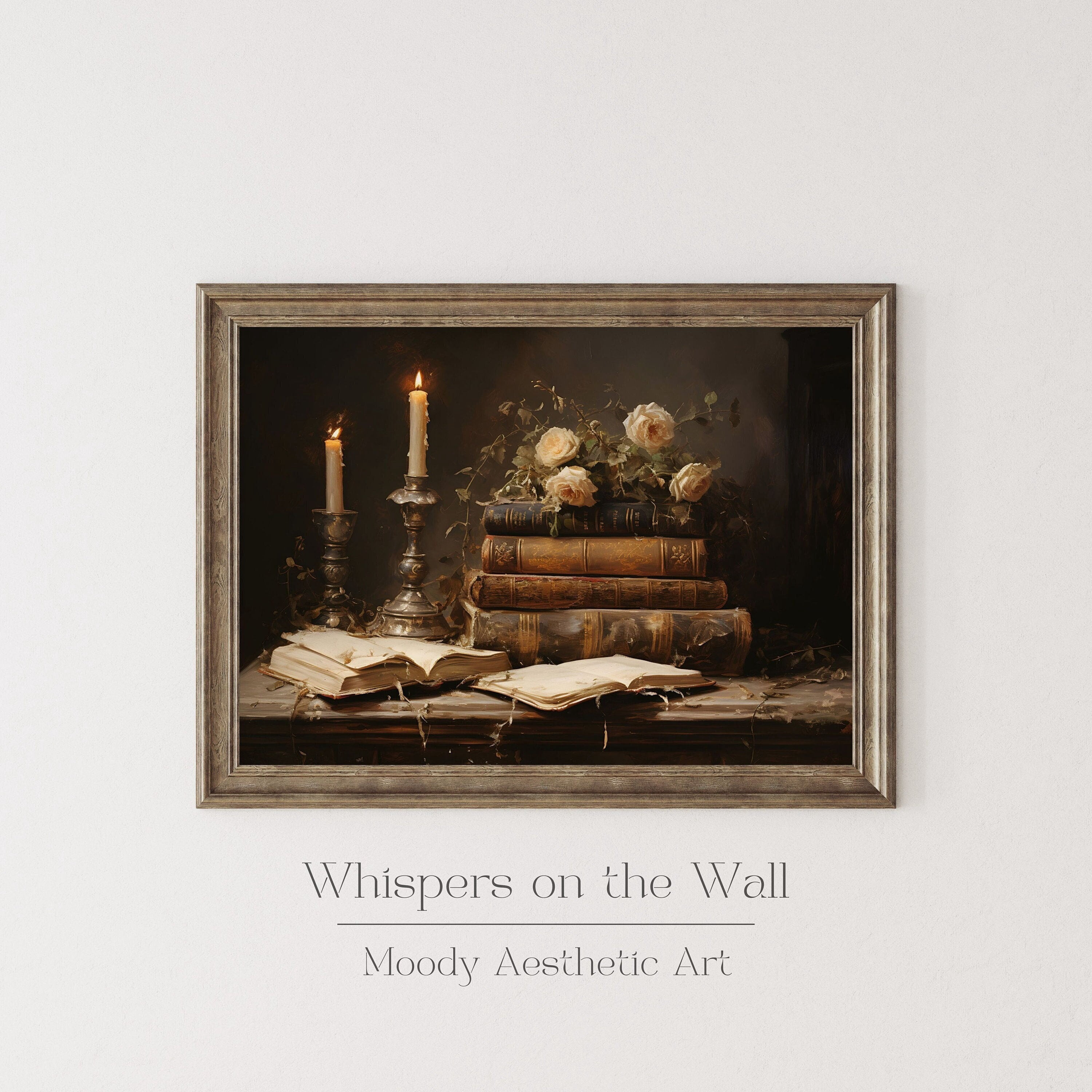 Dark Romance Bookish Art Print Dark Academia Print Wall Art Spicy Books ...