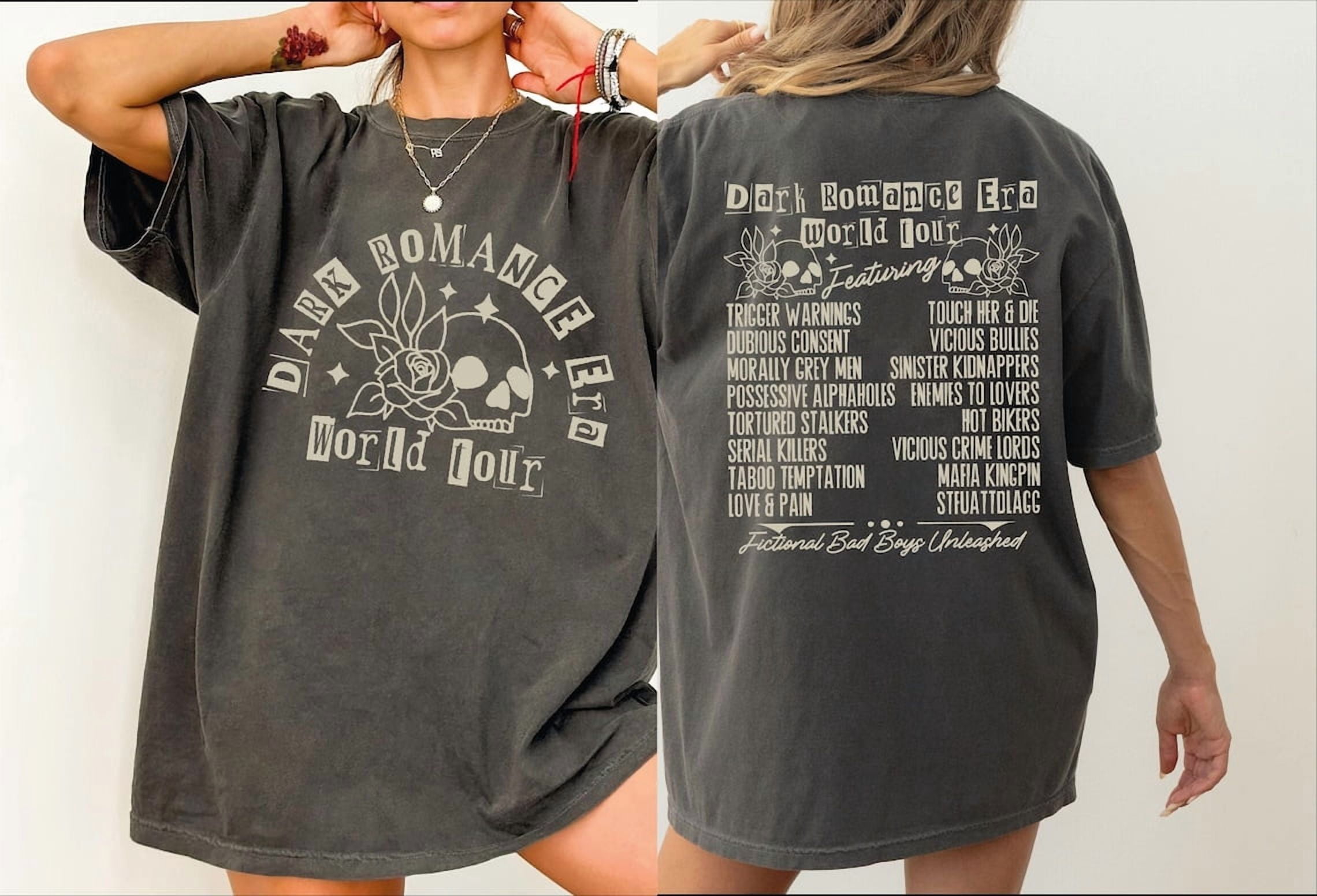 Dark Romance Era World Tour Shirt, Dark Romance Book Club Shirt, Book ...