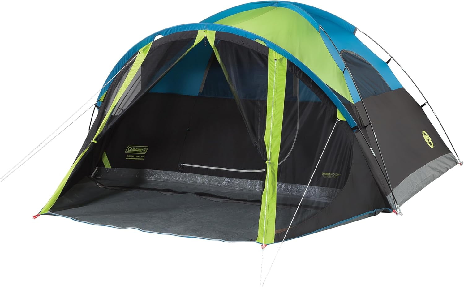 Dark Room Tent with Screened Porch, 4/6 Person Tent Blocks 90% of ...