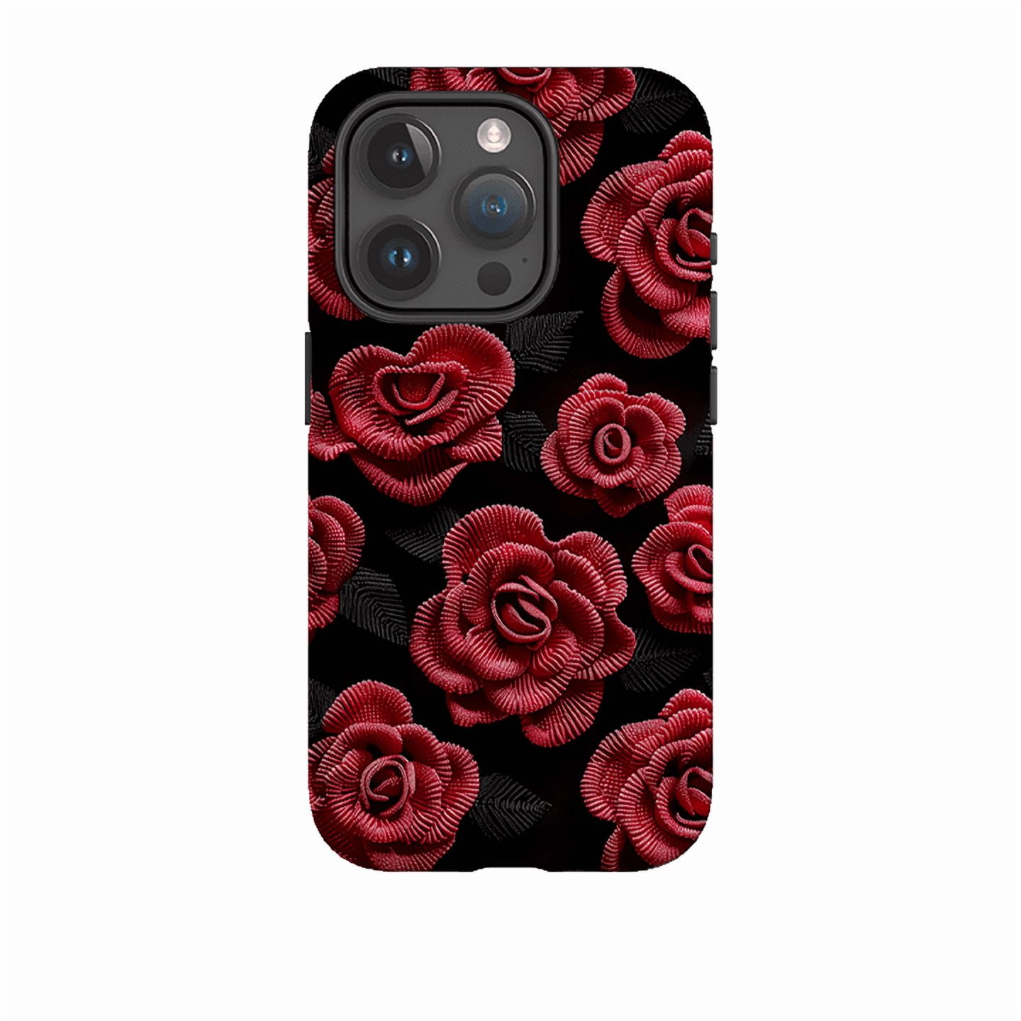 Dark Roses II Moody Floral Gothic Phone Case for iPhone 16 15 14 13 12 ...