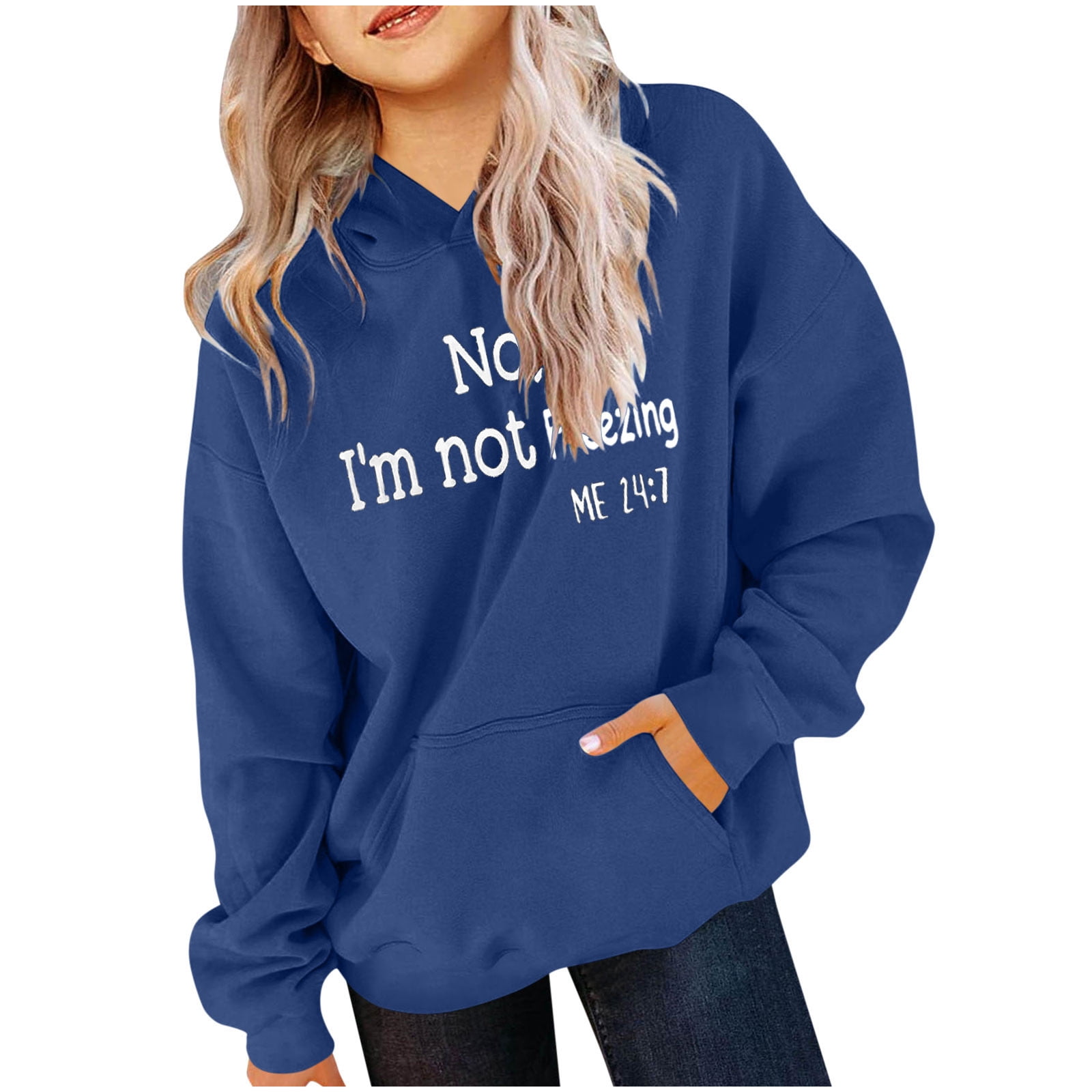 Dark Royal Blue Boy Girl Hoods for Children Boy Girl Winter Fall Long ...