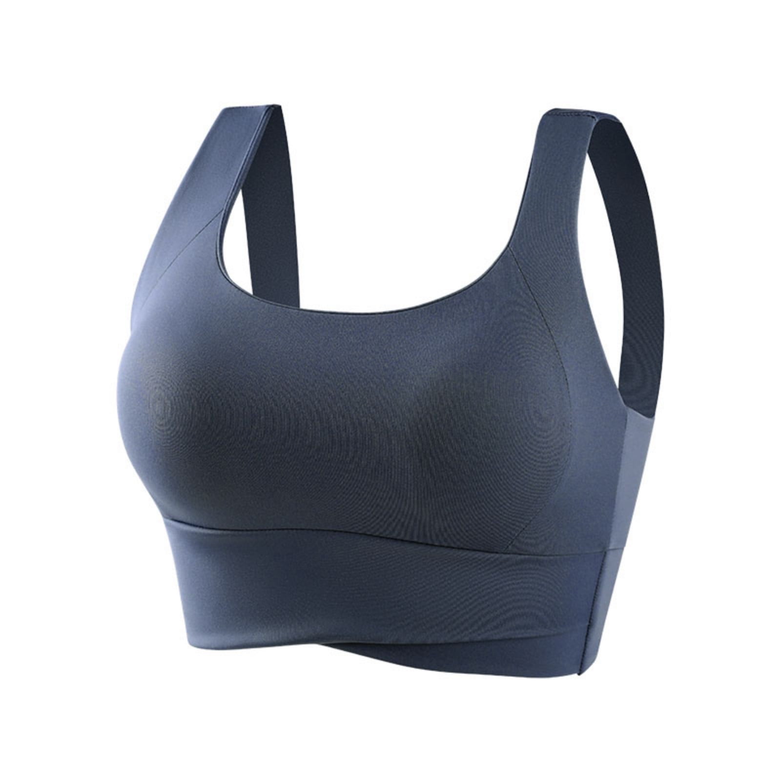 Dark Royal Blue Ladies Backless Spandex Top Bras Lingeries Underwear ...
