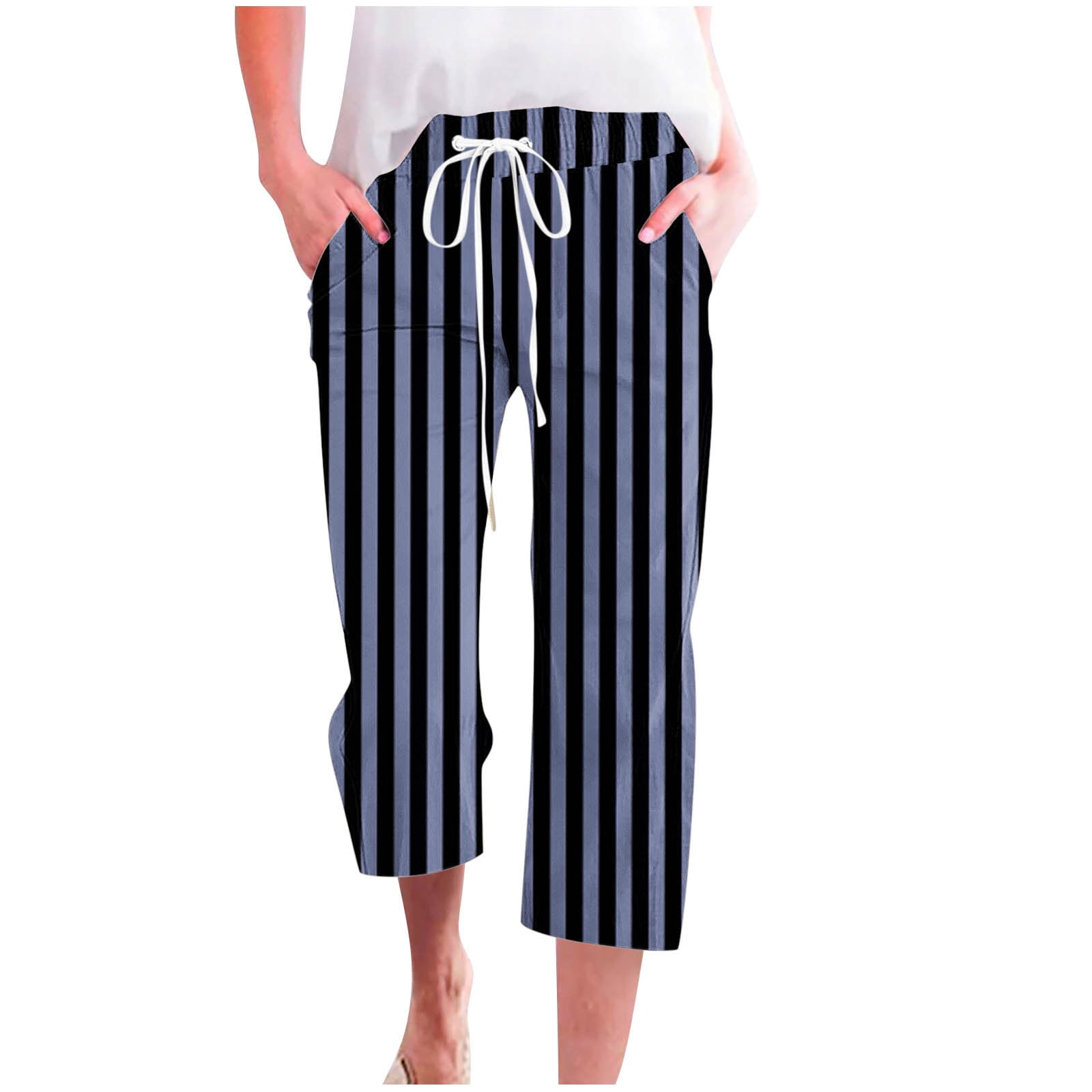 Dark Royal Blue Women Trousers Pants Loose Fit Trousers Pants for Women ...