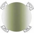 Dark Sage Green Ombre Round Tablecloth, Fitted Table Cover with Elastic ...
