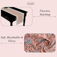 Dark Salmon Hand Block Print 100% Cotton Reusable Table Runner 16" X ...