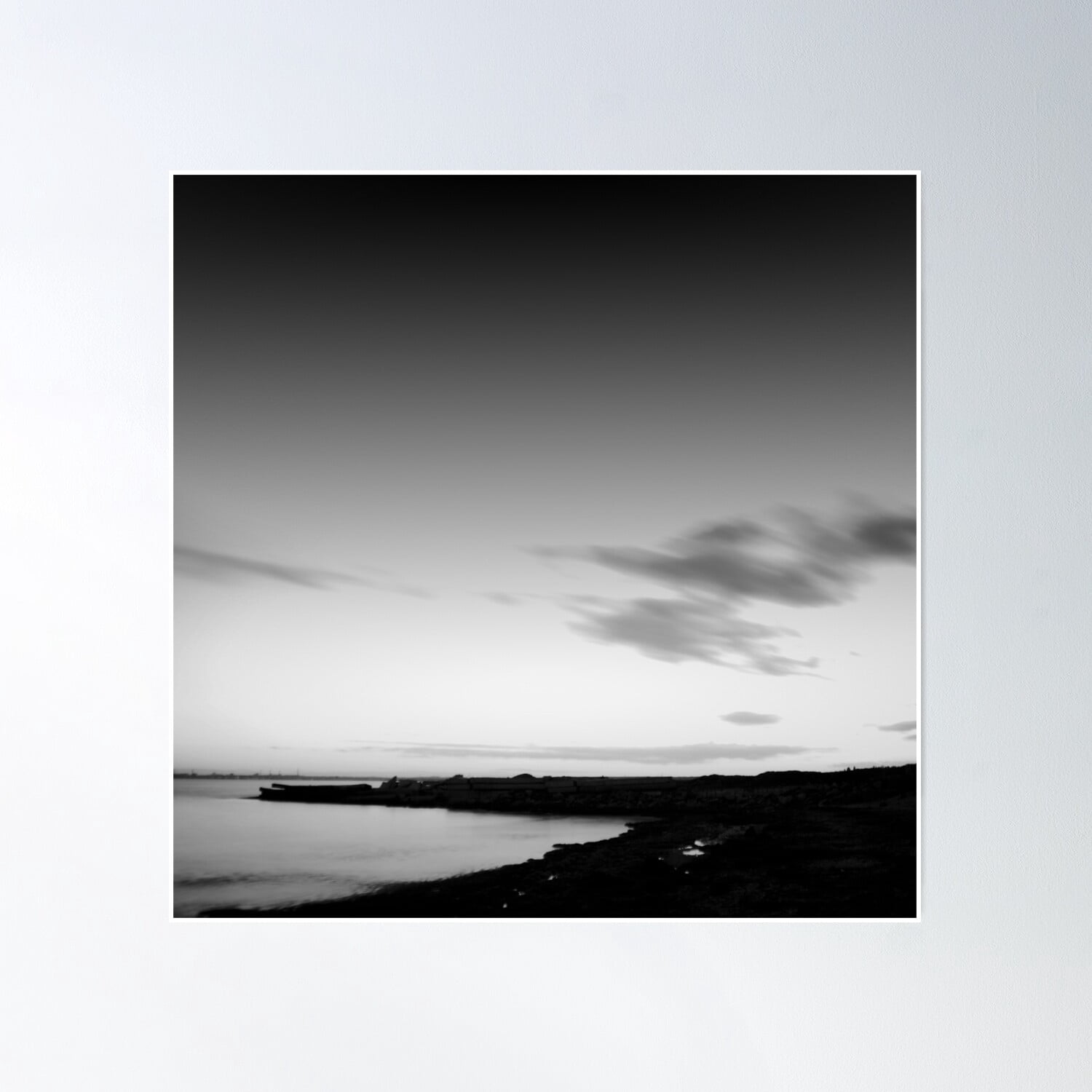 Dark Scape Poster Wall Art, Modern Wall Decor, 24x24 UNFRAMED - Walmart.com