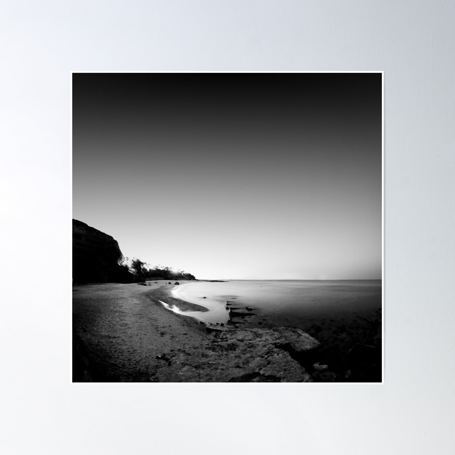 Dark Scape Poster Wall Art, Modern Wall Decor, 30x30 UNFRAMED - Walmart.com