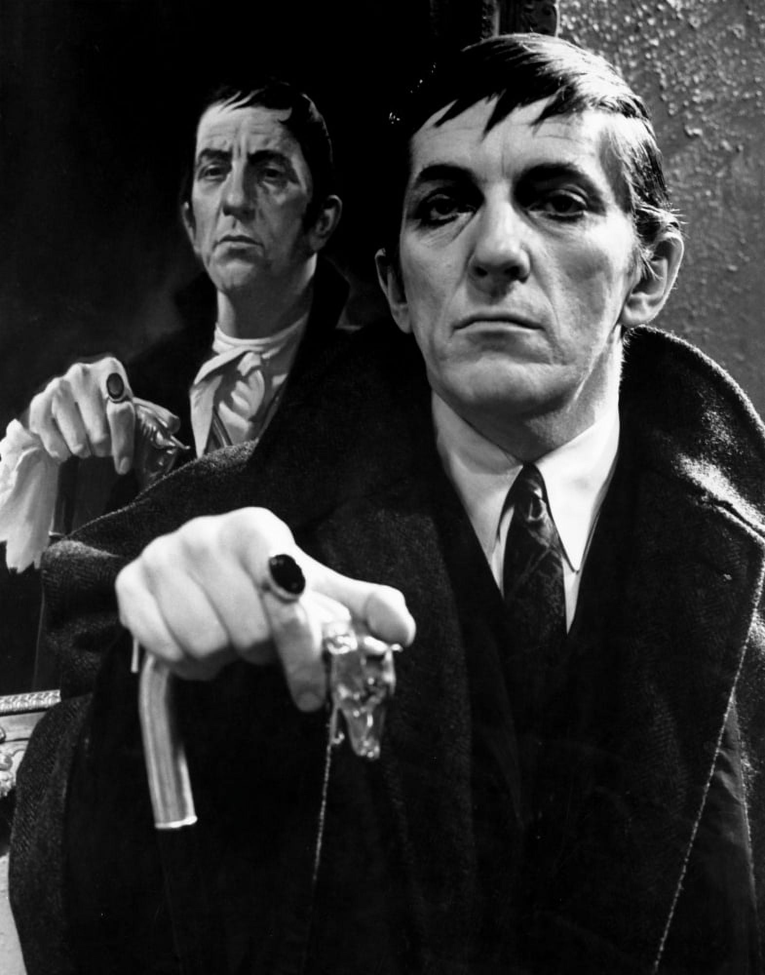 Dark Shadows Cast Member on a Portrait in Black and White Photo Print ...