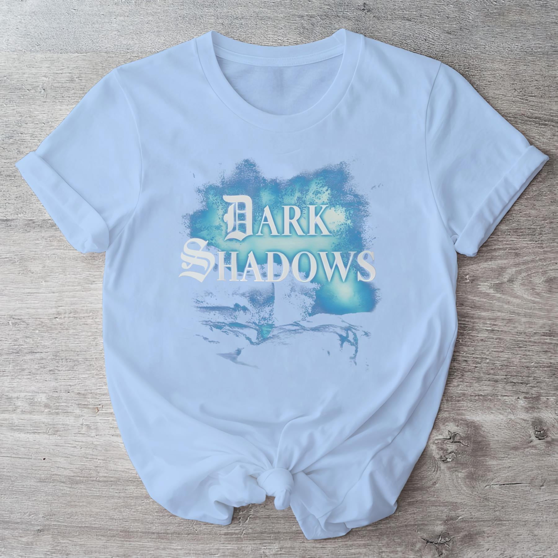 Dark Shadows Logo Shirt Wave Opening Title Scene Tee Collinwood Graphic ...