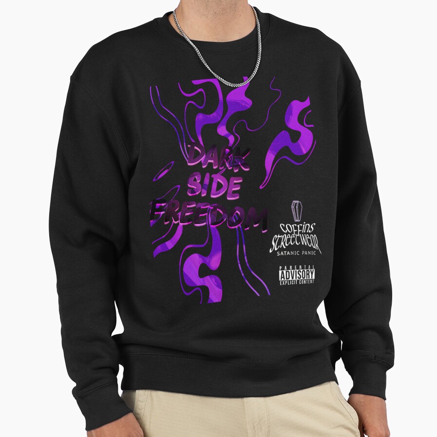 Dark Side Freedom Purple Liquid Y2K Retro Aesthetic Graphic Vintage Tee ...