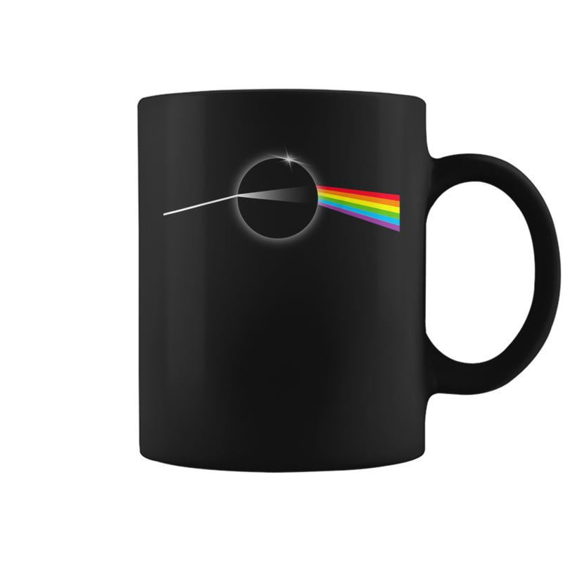 Dark Side Moon Total Solar Eclipse April 08 2024 Rock Music Coffee Mugs ...