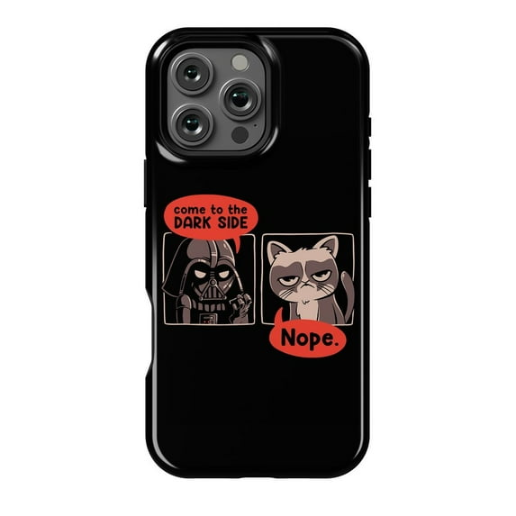 Dark Side Nope Funny Phone Case for iPhone 16 15 14 13 12 11 Pro Max ...